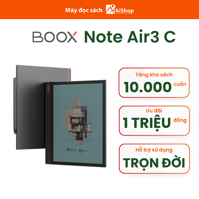 Máy đọc sách Boox Note Air 3 C 64Gb chính hãng | Shopee Việt Nam