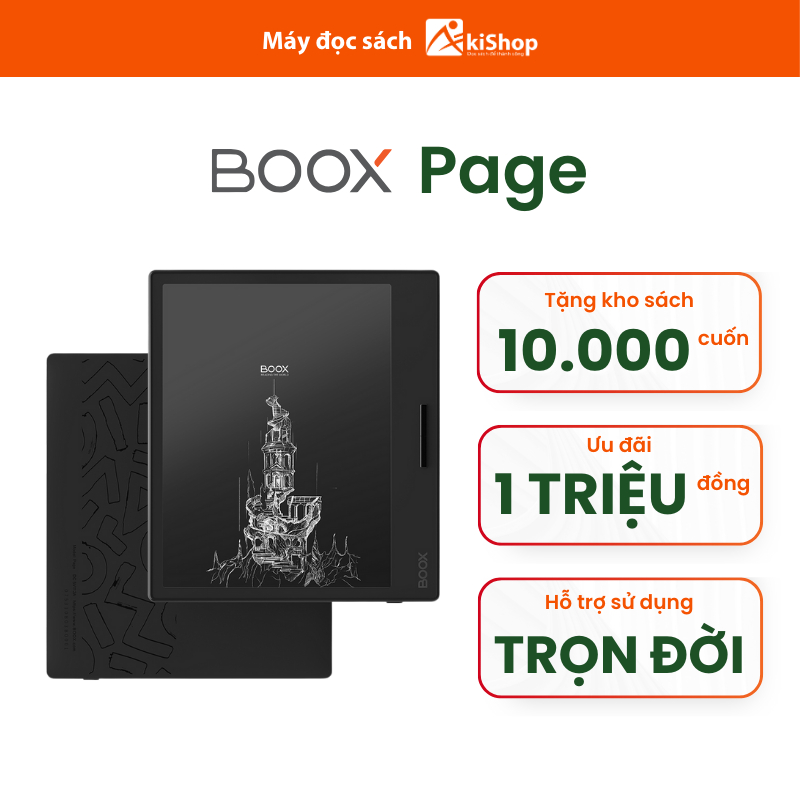 Máy đọc sách Boox Page Chính hãng Akishop | Shopee Việt Nam