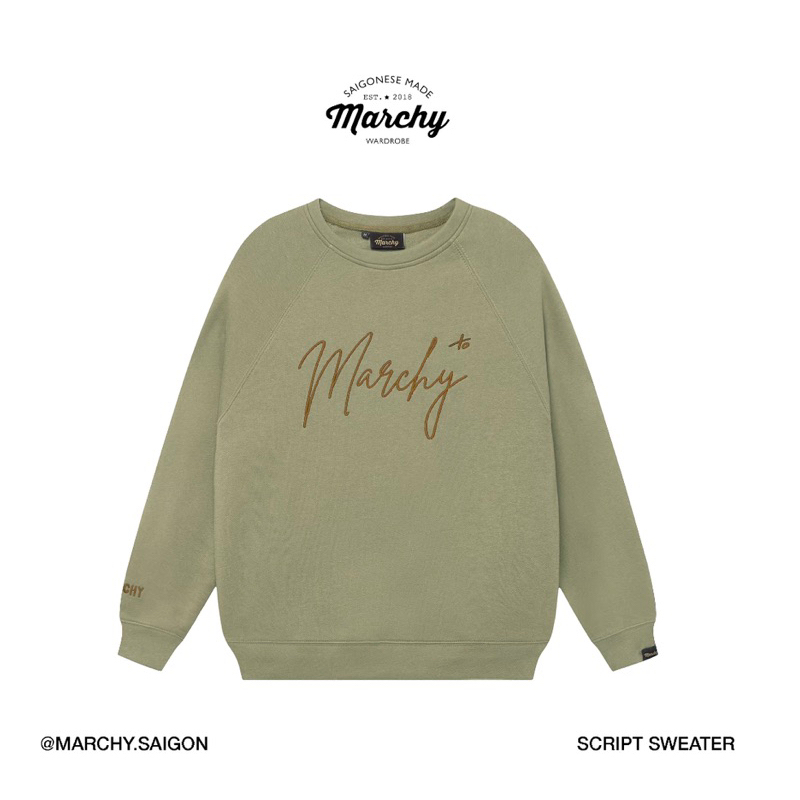 MARCHY - Script Sweater - Áo tay dài | Shopee Việt Nam