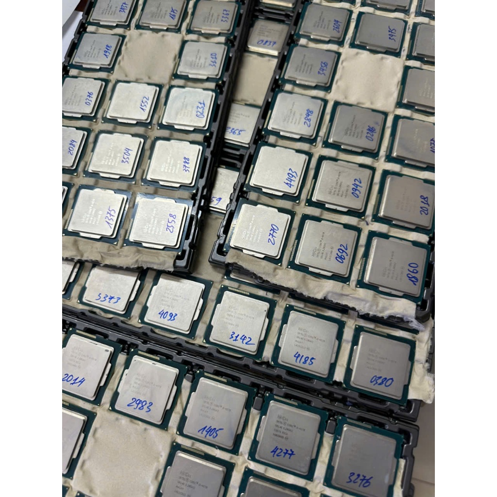 CPU Intel core I3 6100 / I5 4570 4590 6500 / G5400/ E3 1226 V3 socket 1151 1150 tray 36T ...