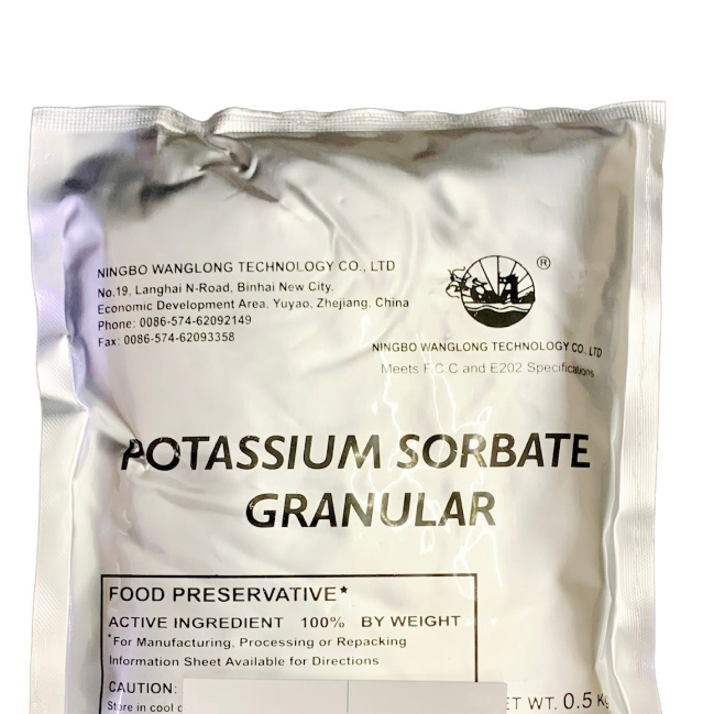 Chất bảo quản POTASSIUM SORBATE GRANULAR Wanglong dùng cho thực phẩm ...