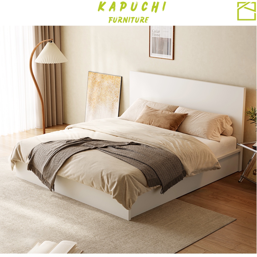 Giường đôi pallet gỗ 1m8x2m khung chắc chắn thiết kế hiện đại nhiều ...