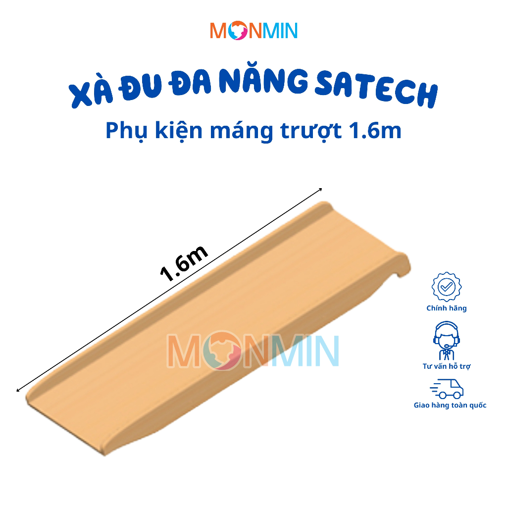 Phụ kiện Máng trượt 1.6m - Xà đu đa năng Satech - Chưa bao gồm khung vận động cho bé | Shopee ...