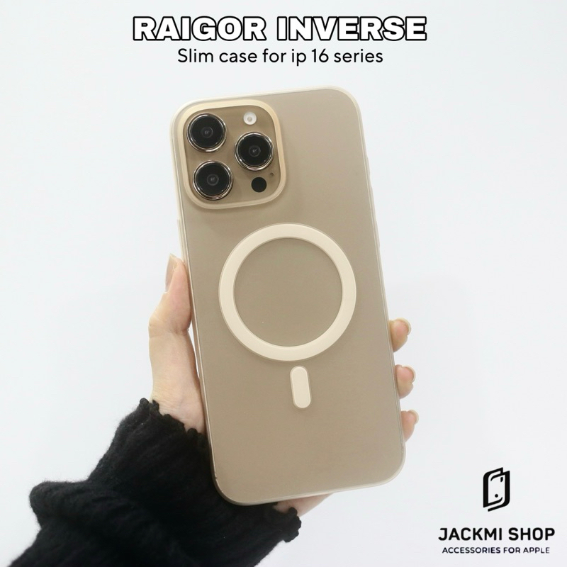 Ốp lưng Raigor Inverse siêu mỏng hỗ trợ sạc không dây cho điện thoại ip ...