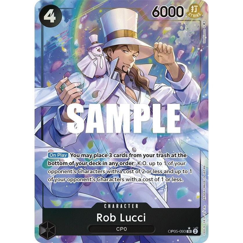 Rob Lucci (093) (Alternate Art) - Awakening of the New Era (OP05 ...