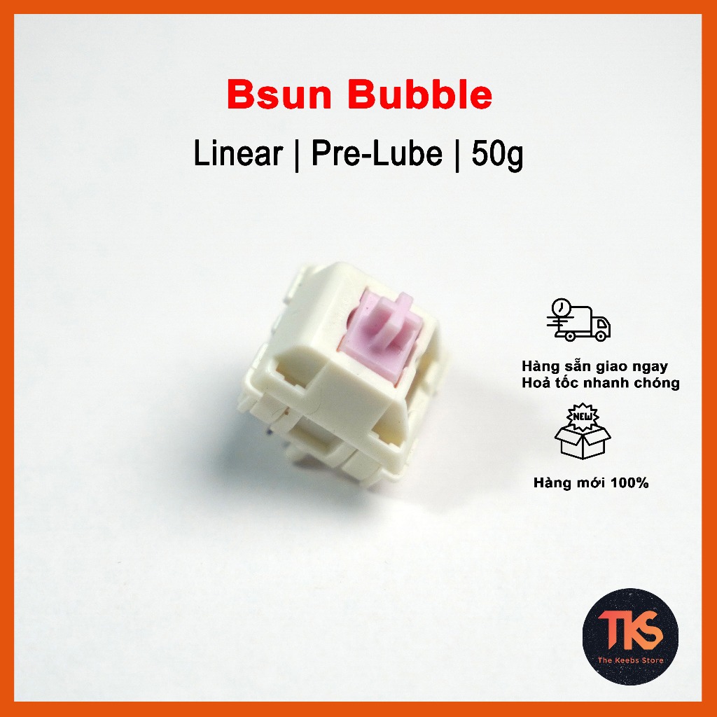 Switch Bubble | Linear 50g | Công tắc bàn phím cơ | TKS | Shopee Việt Nam