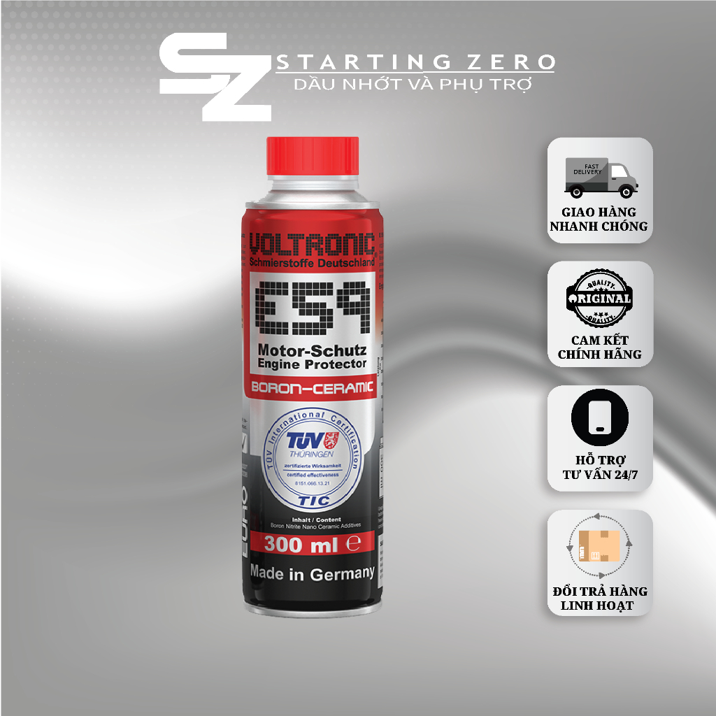 Phụ gia nhớt động cơ Voltronic E59 | Shopee Việt Nam