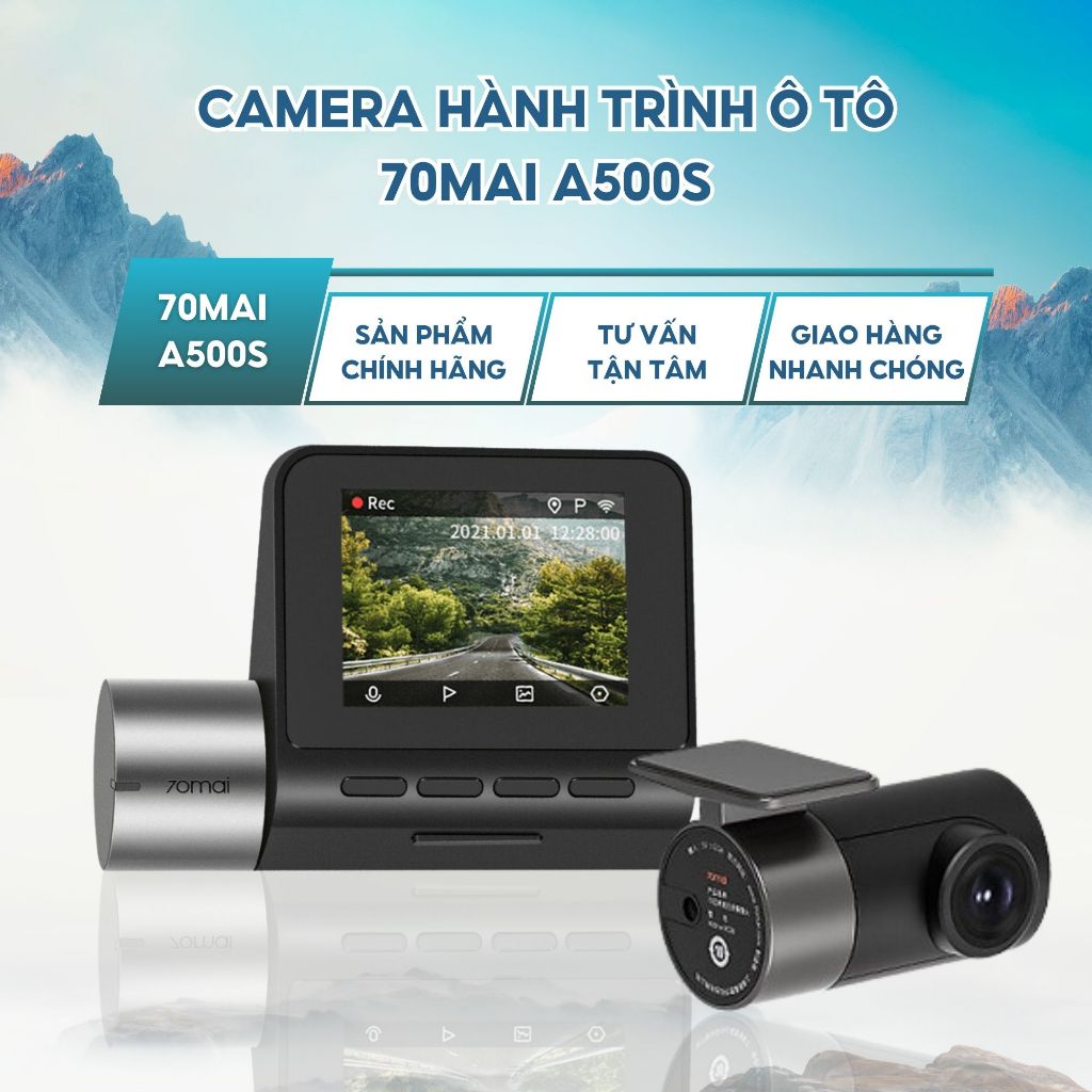 Camera hành trình ô tô 70mai A500S chính hãng - độ phân giải 2k, cảm ...