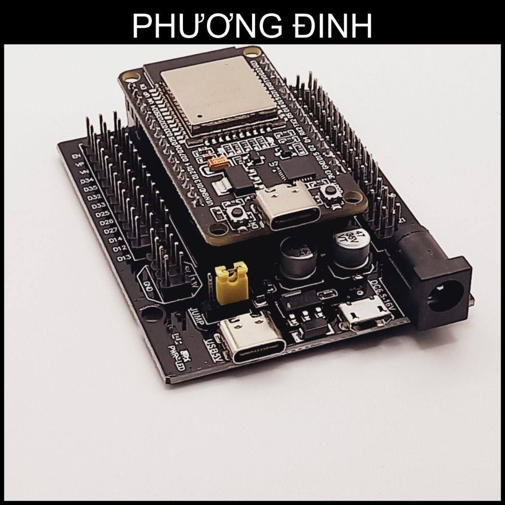 [P0007] Đế Ra Chân (Breakout Board) Cho ESP32 Devkit V1 & ESP32-S 30 ...