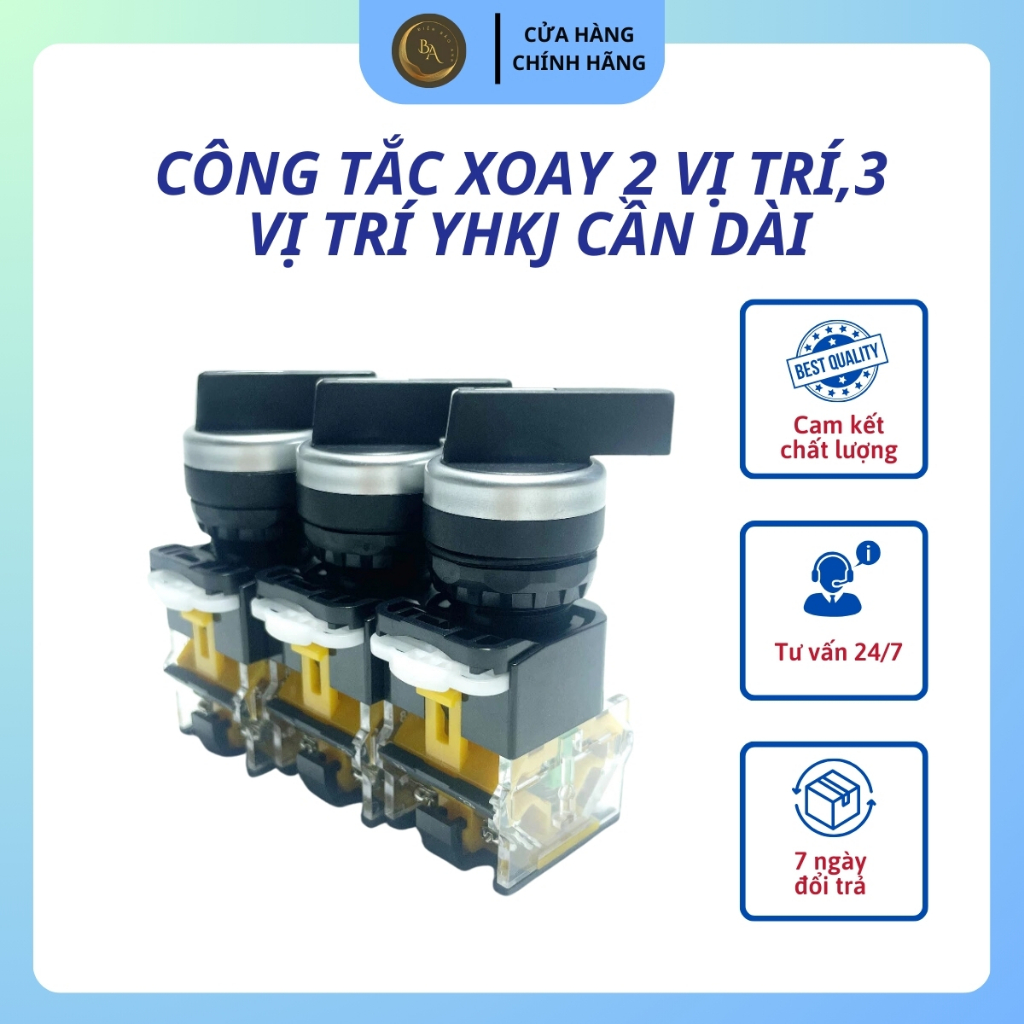Công Tắc Xoay 2 Vị Trí,3 Vị Trí YHKJ Cần Dài | Shopee Việt Nam