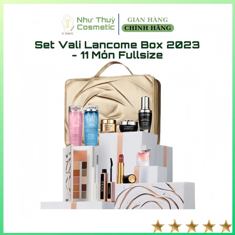 NỘI ĐỊA MỸ - ĐI AIR Set Vali Makeup Skincare Lancôme Beauty Box ...
