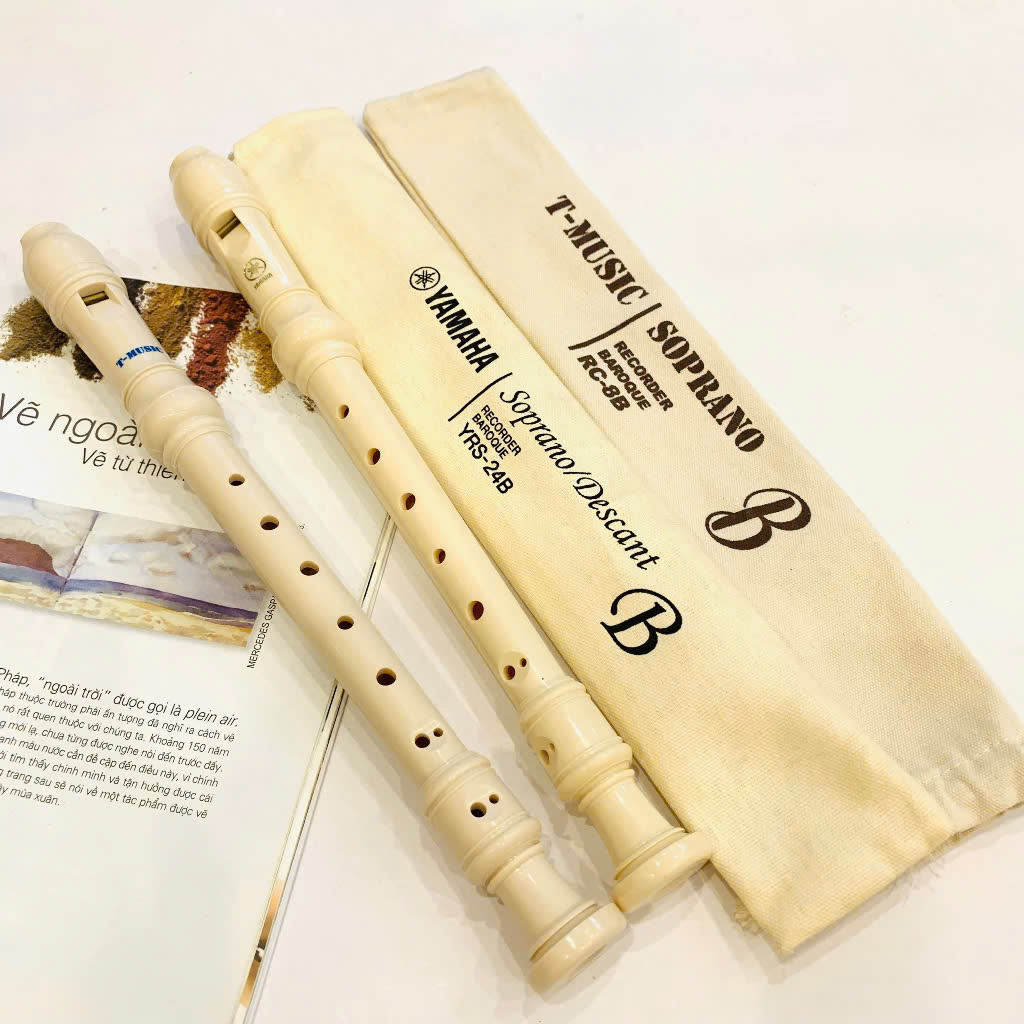 SÁO RECORDER SOPRANO YAMAHA YRS-24B, Âm Chuẩn Dễ Thổi Hàng Chính Hãng ...