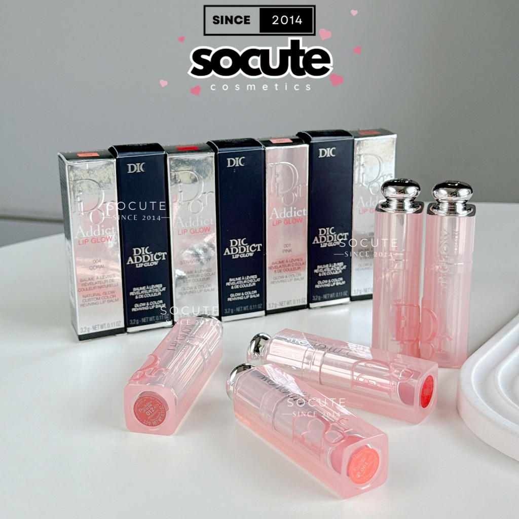 Son Dưỡng Di.ior Addict Lip Glow 001 004 012 015 007 006 010 008 8 020 ...