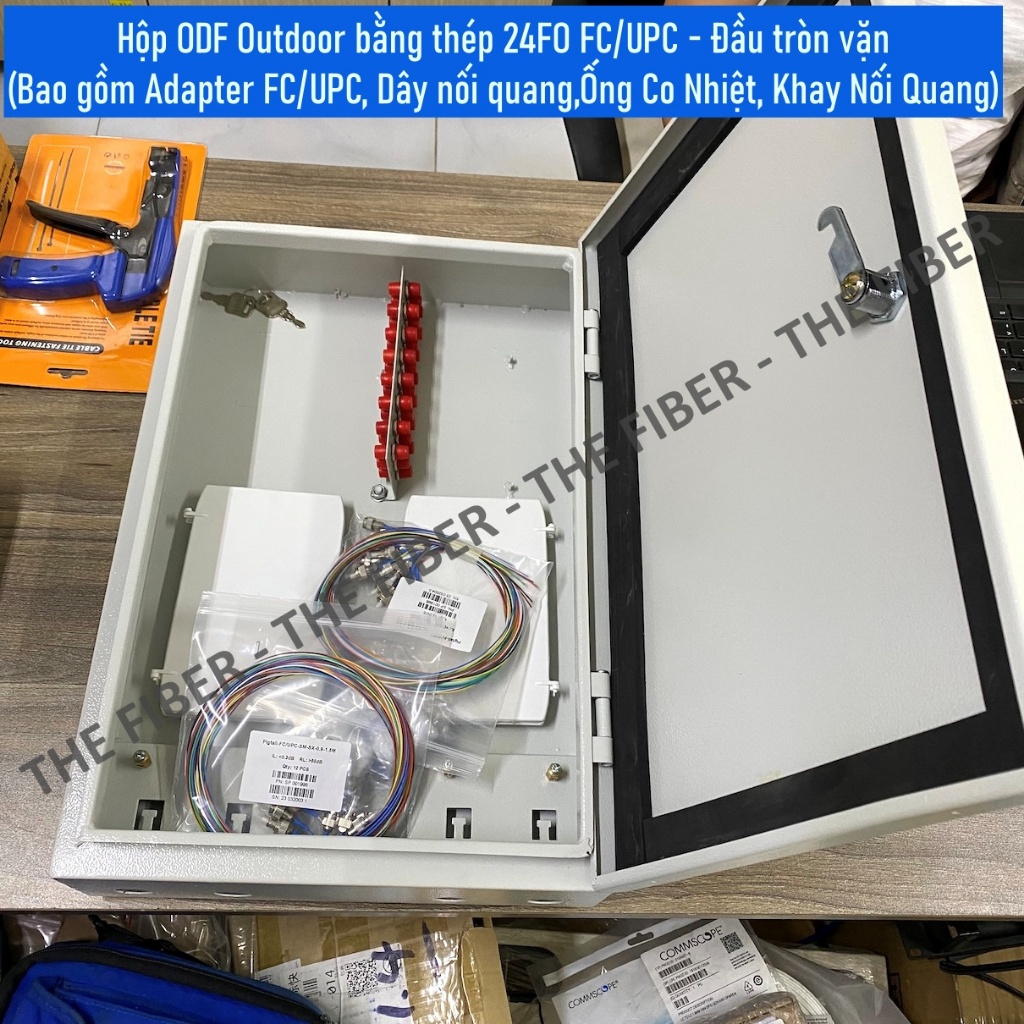 Hộp ODF Outdoor bằng thép 24FO FC/UPC (Đầy đủ phụ kiện) | Shopee Việt Nam