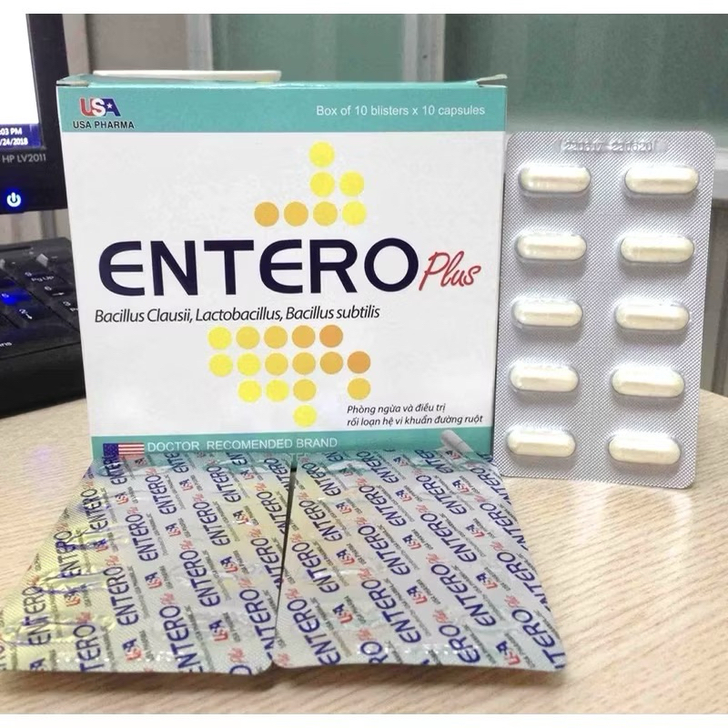 VIÊN UỐNG BỔ SUNG MEN VI SINH ĐƯỜNG RUỘT ENTERO PLUS | Shopee Việt Nam