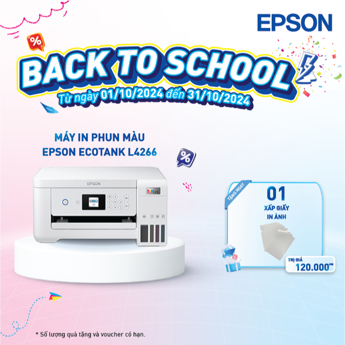 Máy In Phun Màu Đa Năng Epson EcoTank L4266 (Bao Gồm Bộ Mực Chính Hãng Đi Kèm) | Shopee Việt Nam