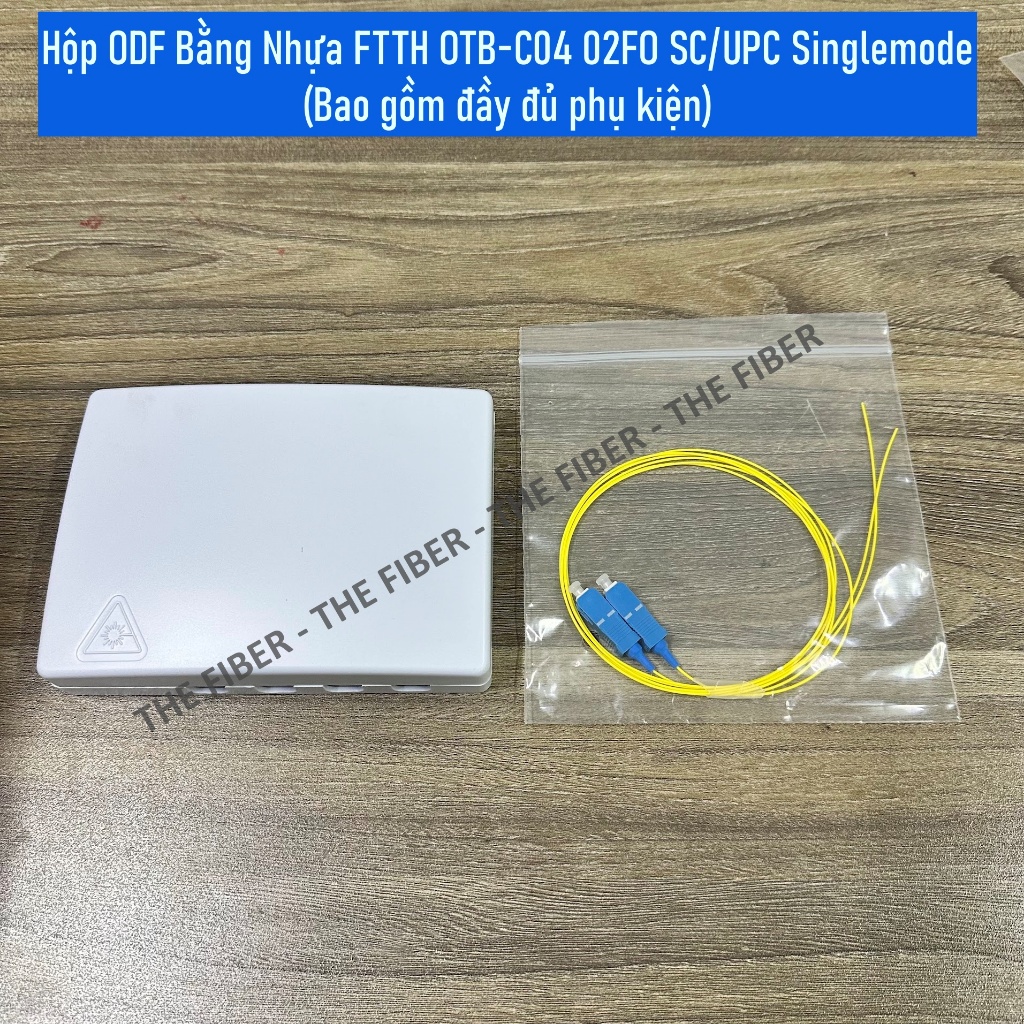 Hộp ODF bằng nhựa FTTH OTB-C04 02FO/04FO SC/UPC (Đầy đủ phụ kiện) | Shopee Việt Nam