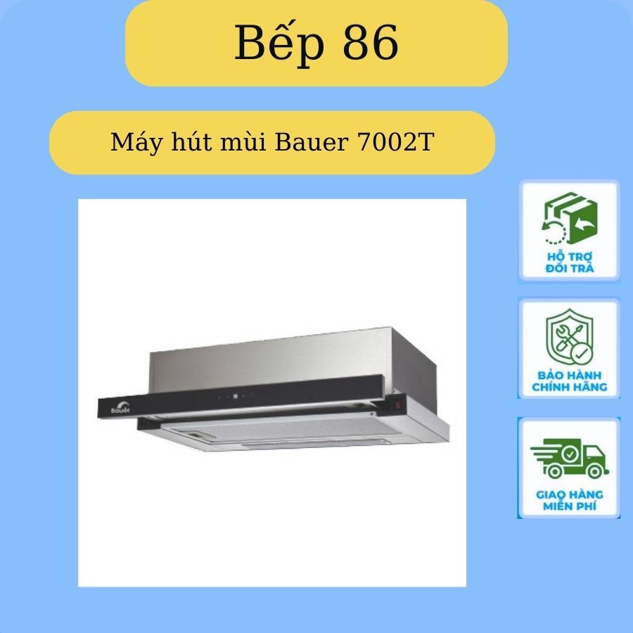 Hút mùi âm tủ BAUER 7002T | Công suất hút 1200m3/h | Điều khiển dạng ...