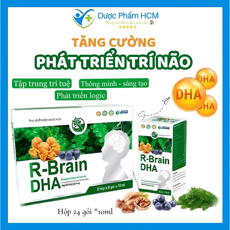 {CHÍNH HÃNG} R-BRAIN DHA,siro bổ não trẻ em, bổ sung DHA cho bé, giúp ...