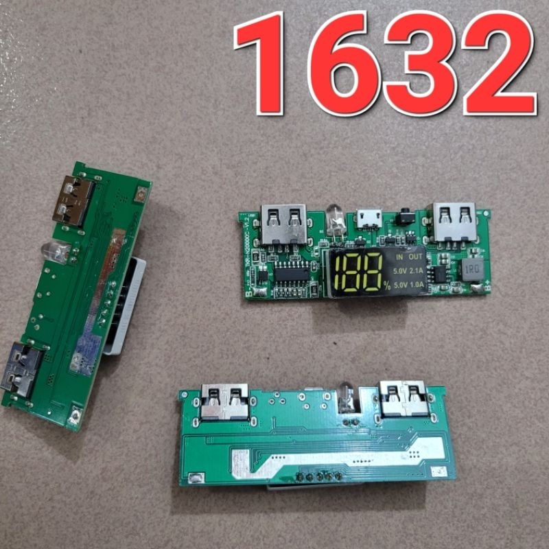 Mạch sạc dự phòng 2 usb 5v/2A 2.1A có màn hình sử dụng pin 3.7v | Shopee Việt Nam