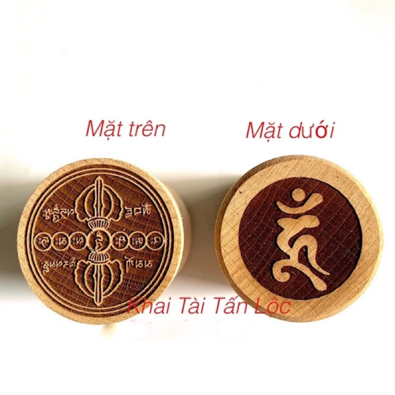 Con dấu , ấn gỗ khắc chày Kim Cang - Kim Cang ấn | Shopee Việt Nam