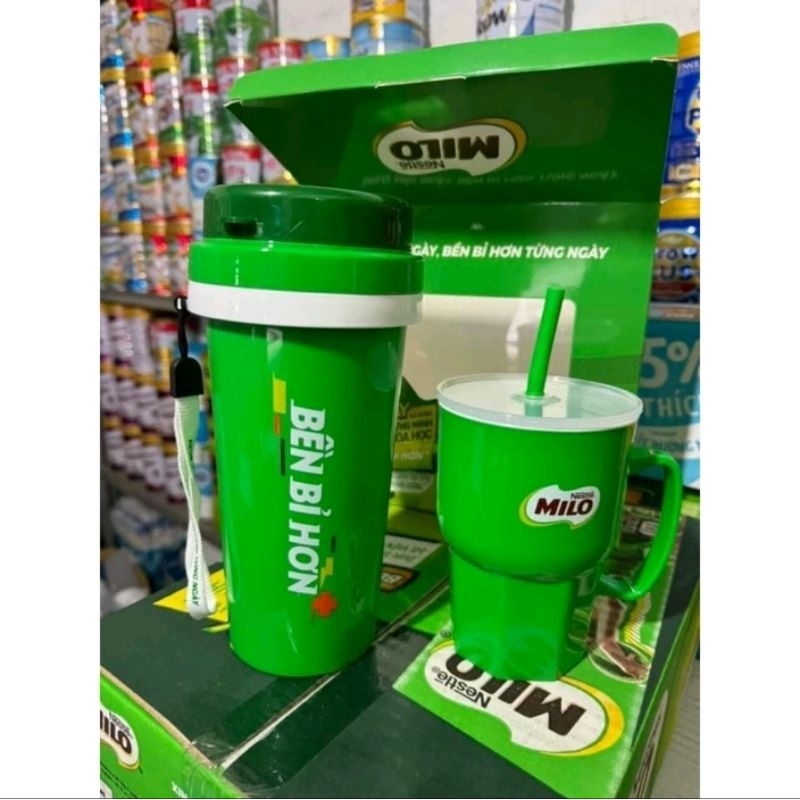 combo bình giử nhiệt và ly milo nhựa tân lập thành cao cấp | Shopee Việt Nam