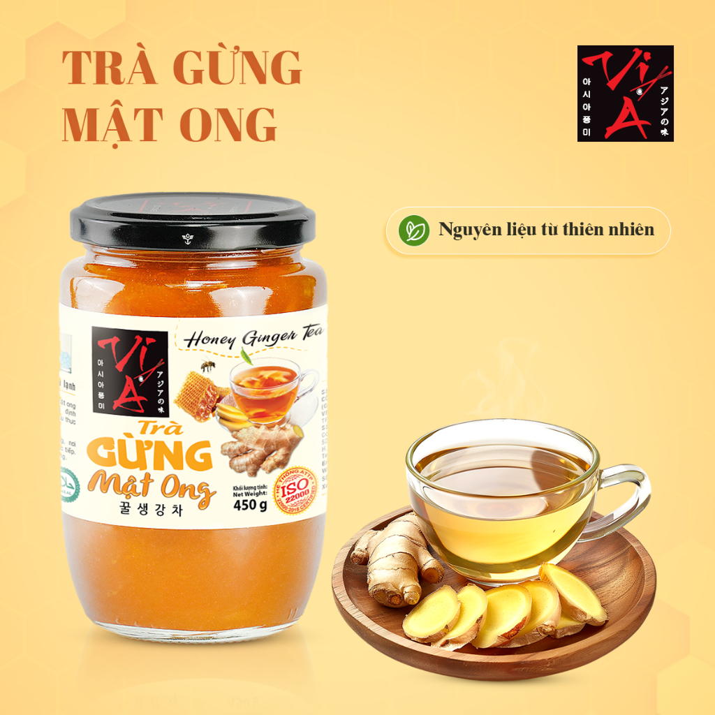 Gừng Mật Ong, Trà Gừng Mật Ong Vị Á lọ 450g, tăng sức đề kháng, Gừng Mật Ong | Shopee Việt Nam