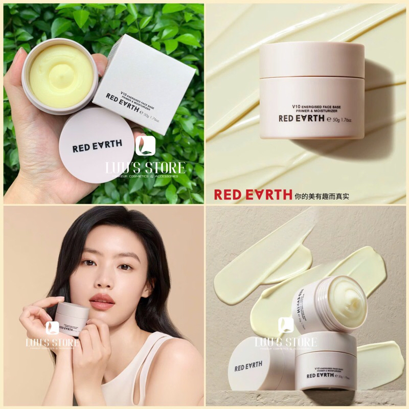 Kem Lót Dưỡng Ẩm RED EARTH V10 | Shopee Việt Nam