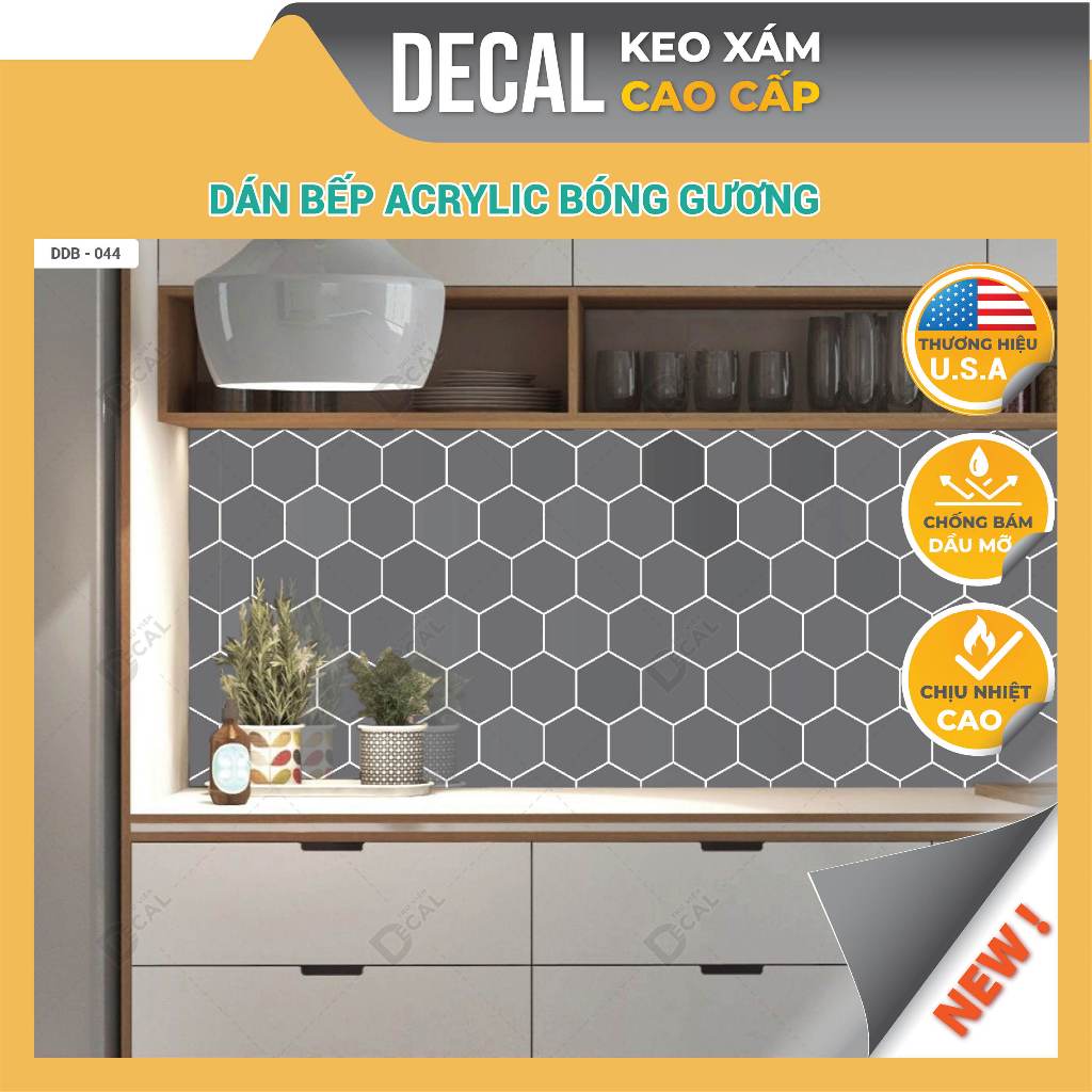 Decal dán bếp gạch bông hoa văn cổ điển- Khổ 120 x60cm- DDB-044 | Shopee Việt Nam