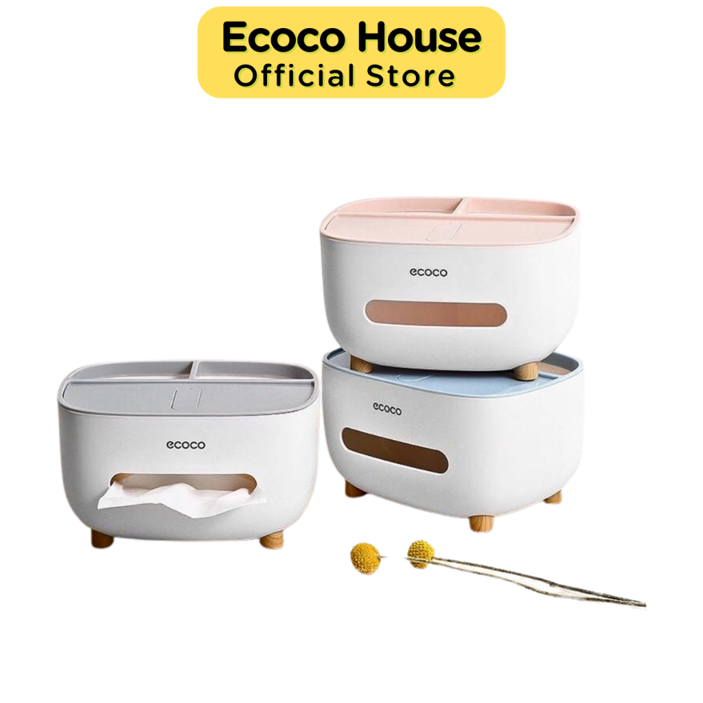 Hộp Đựng Giấy Ăn Và Để Đồ Đa Năng Ecoco Dễ Dàng Sử Dụng Tiện Ích Cho Gia Đình | Shopee Việt Nam