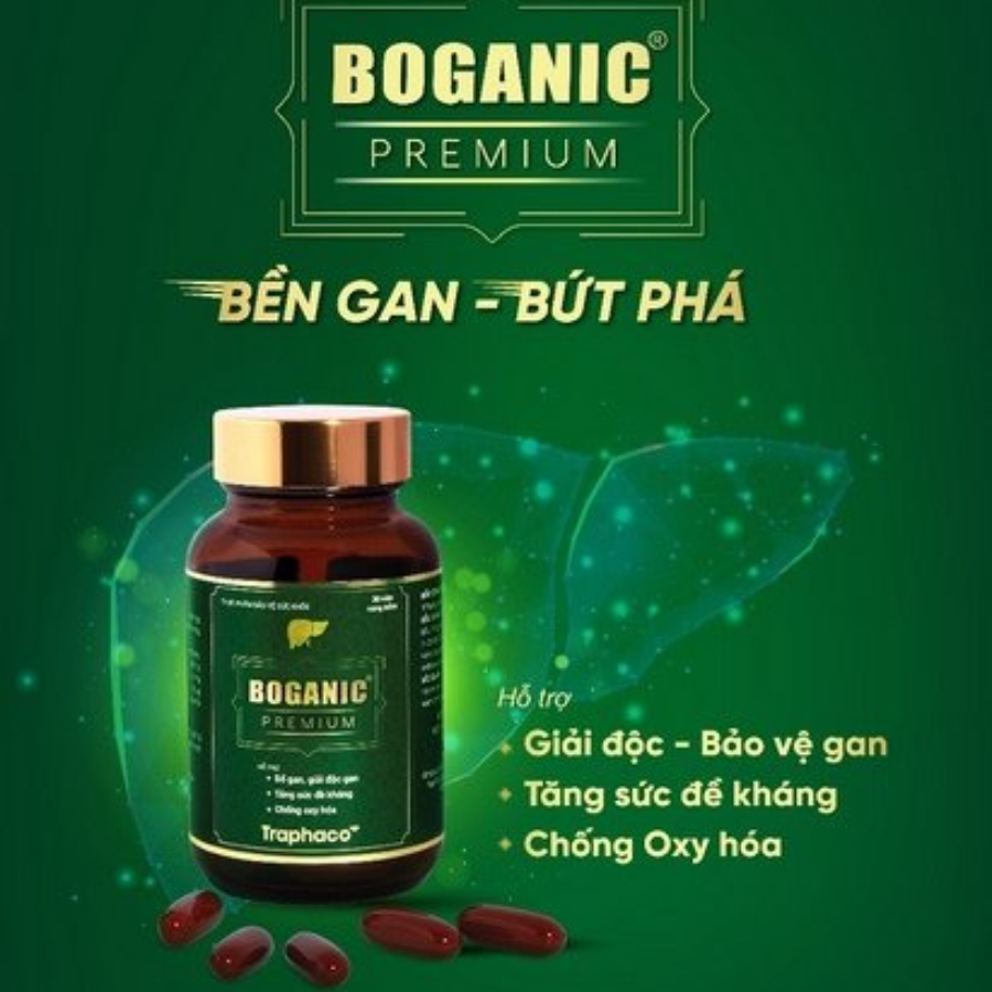 Viên uống Boganic Premium Traphaco hỗ trợ bảo vệ và tăng cường chức ...