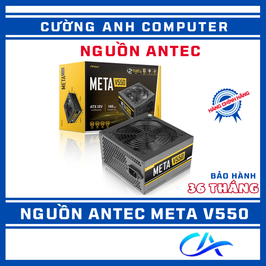 Nguồn máy tính ANTEC META V550. Hàng chính hãng | Shopee Việt Nam