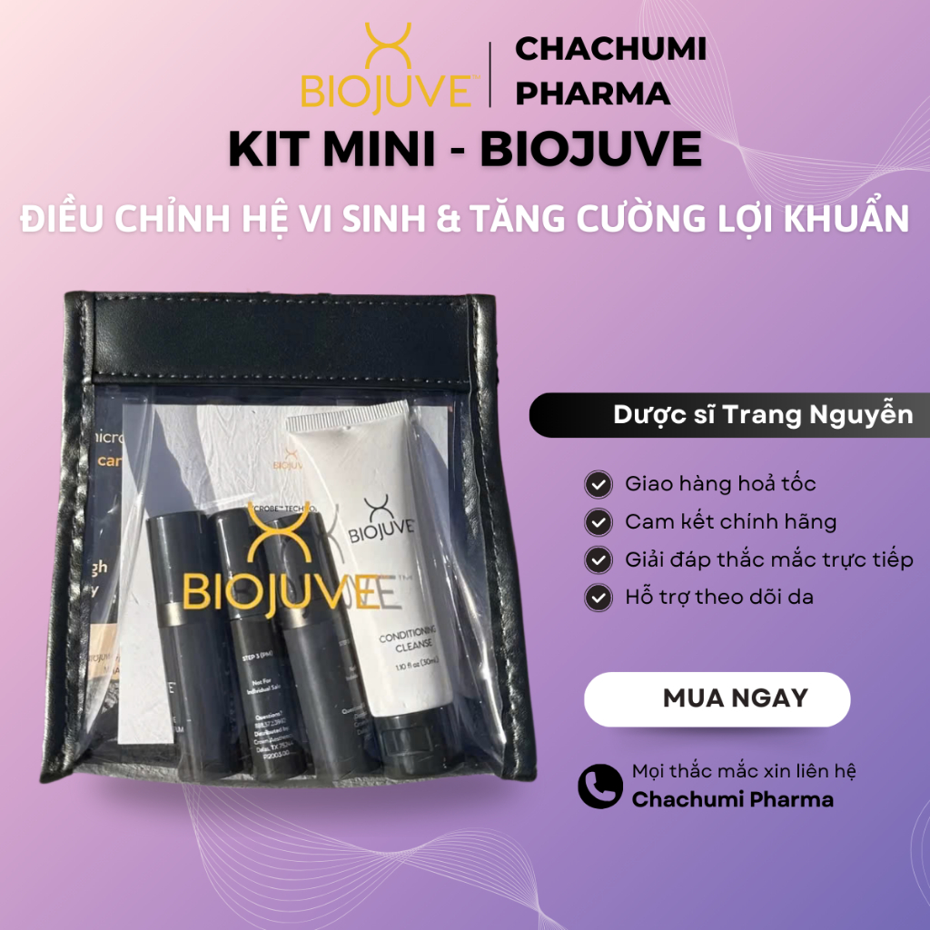 [Kit mini] BIOJUVE Living Biome Essentials Duo – Bộ đôi điều chỉnh hệ ...
