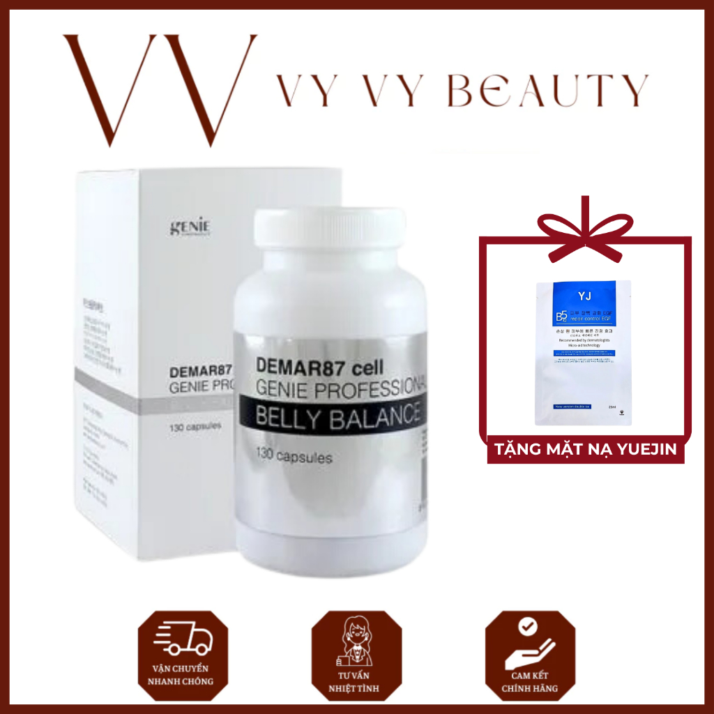 Viên uống t.an mỡ bụng Genie Demar 87 Cell Professional Belly Balance ...
