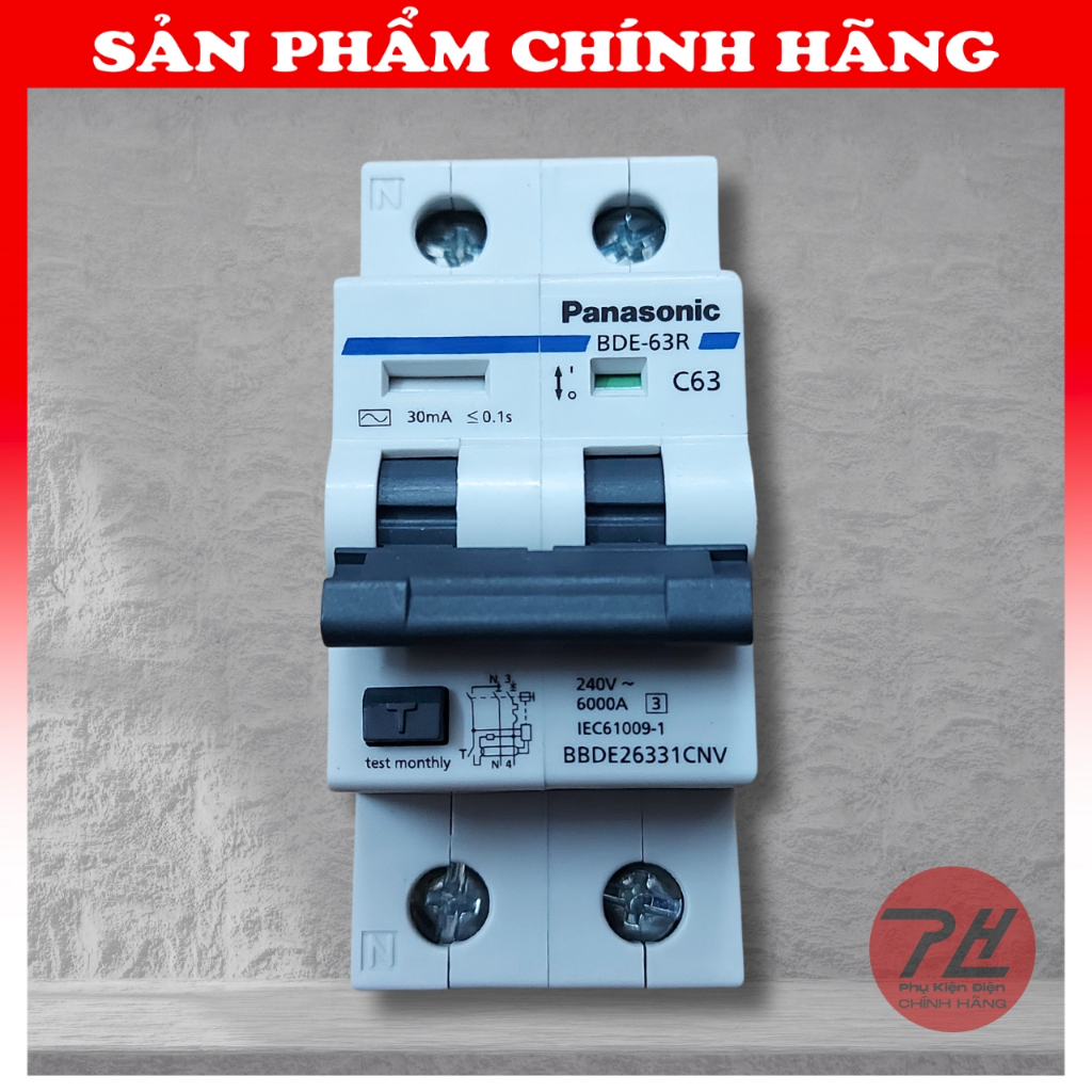 Át chống giật RCBO 50A, 63A CB Panasonic chính hãng | Shopee Việt Nam