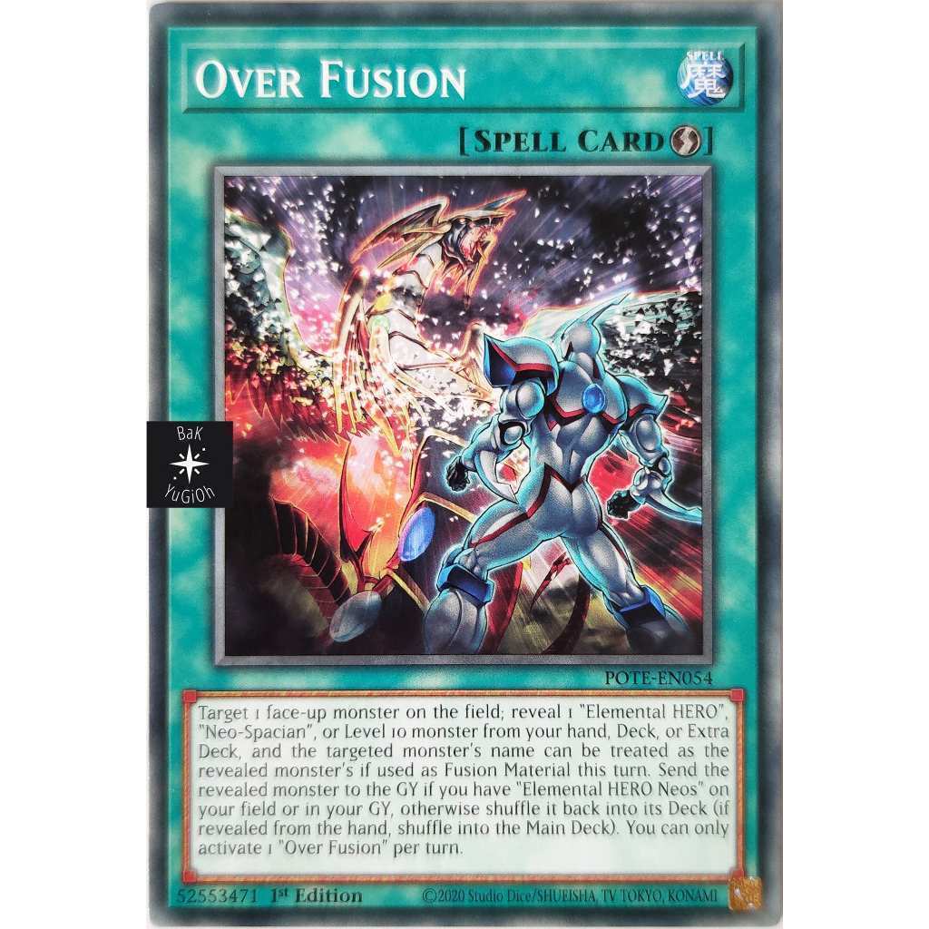 [BaK Yu-Gi-Oh!] [Thẻ Bài Chính Hãng] Over Fusion |EN| Common | Shopee ...
