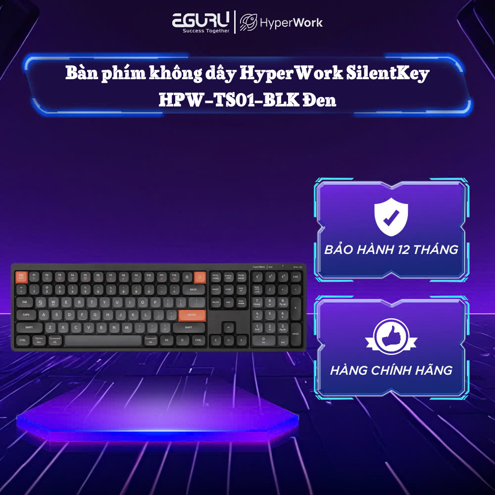 Bàn phím không dây HyperWork SilentKey / SilentKey Mini TS01M | Hàng ...