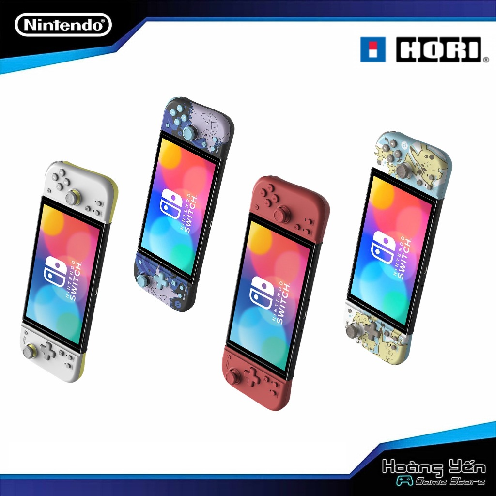 Tay Cầm Hori Split Pad Pro Compact (Light Gray & Yellow) Cho Nintendo ...