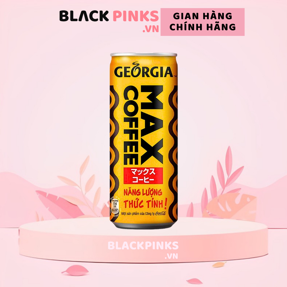 Cà phê sữa Georgia Max Coffee lon 180ml | Shopee Việt Nam