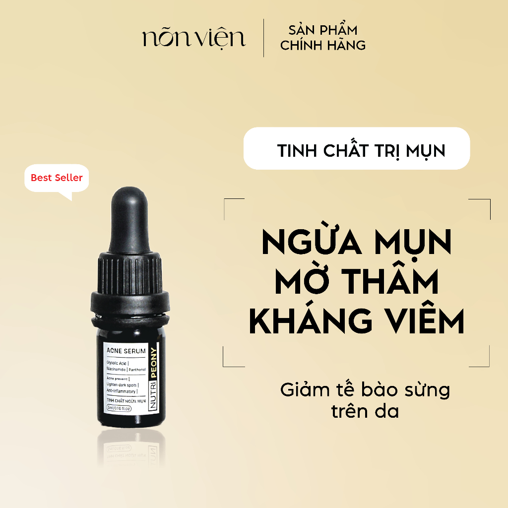 Tinh chất serum Nutri Peony giảm mụn mờ thâm sáng da 5ml - [Hàng Chính ...