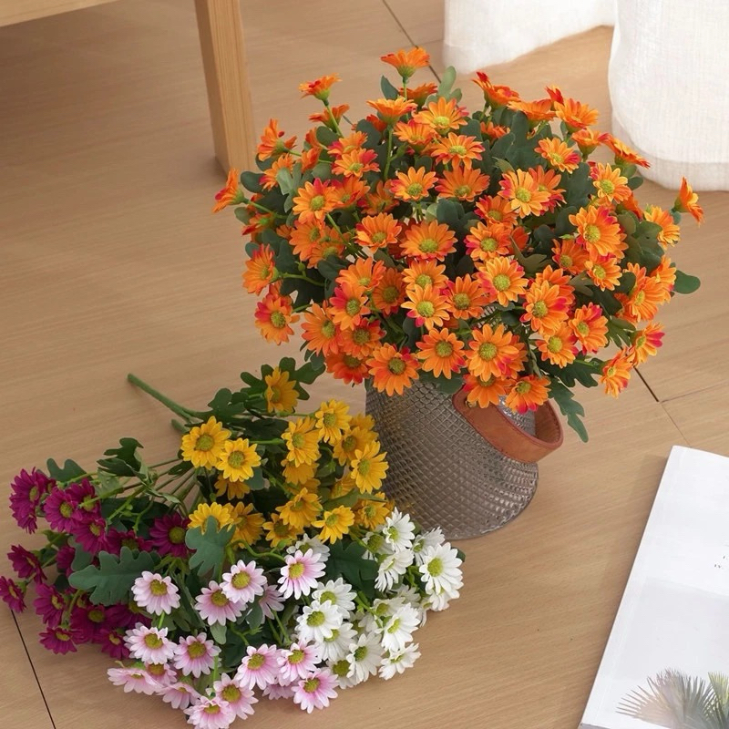 Hoa Cúc Tana Cúc Họa Mi Trang Trí Decor-Hoa giả | Shopee Việt Nam