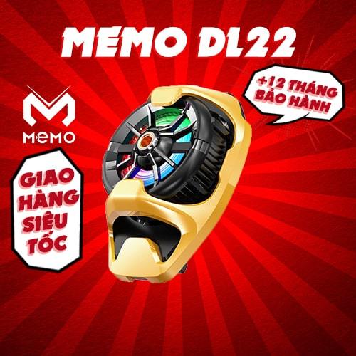 Quạt tản nhiệt livestream MEMO DL22 làm mát nhanh giá đỡ chơi game giảm giật lag tăng fps bảo vệ ...