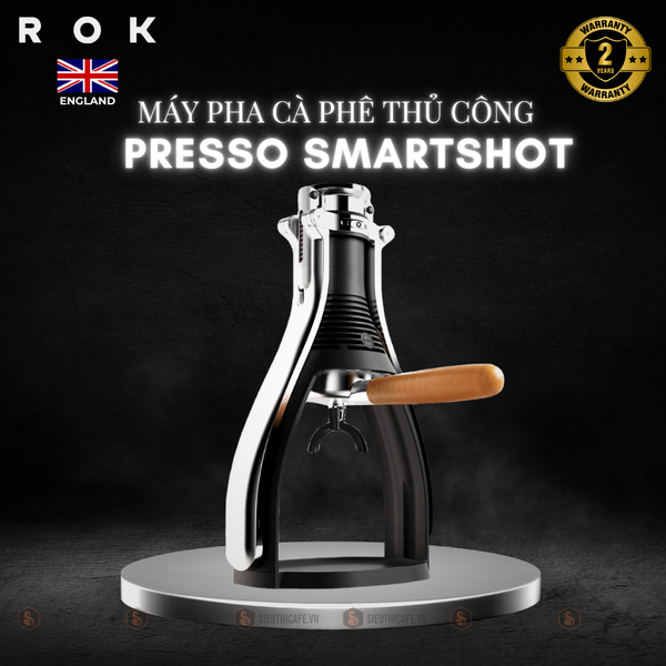[Voucher 200k] Máy pha cà phê thủ công ROK Presso Smartshot- Màu Đen - New Version |Nhập Khẩu từ ...