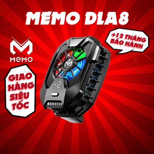 Sò lạnh tản nhiệt điện thoại MEMO DLA8 bản 2024 làm mát sâu thế hệ mới ...