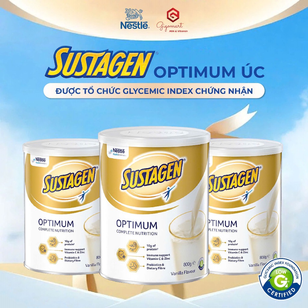 Sữa SUSTAGEN Optimum Nestle của Úc 800g | Shopee Việt Nam