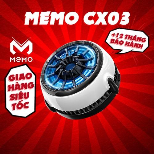 Quạt tản nhiệt điện thoại sò lạnh MEMO CX03 gaming sạc không dây ...