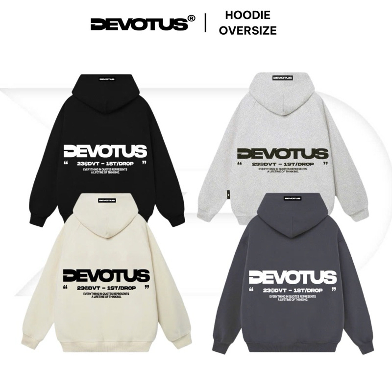 Áo khoác Hoodie Tròng đầu form OVERSIZE Local Brand Unisex Devotus Nỉ ...