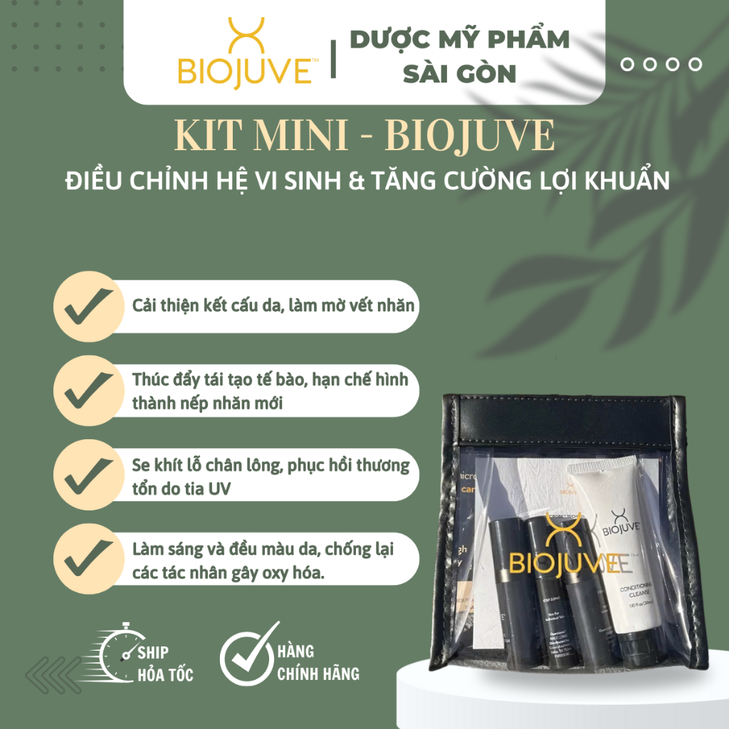 [Kit mini] BIOJUVE Living Biome Essentials Duo – Bộ đôi điều chỉnh hệ ...