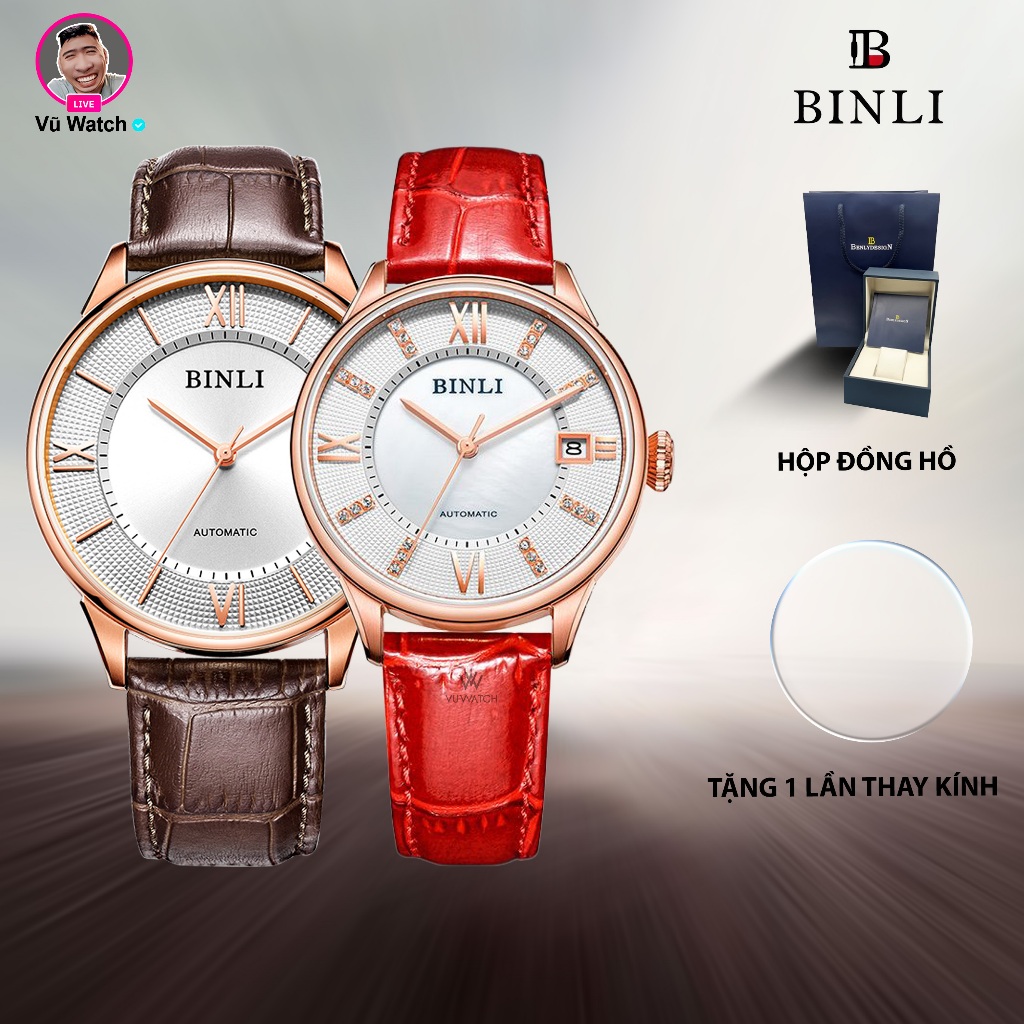 Đồng Hồ Nữ BINLI BY6059G | Tặng 1 lần thay kính miễn phí | Shopee Việt Nam
