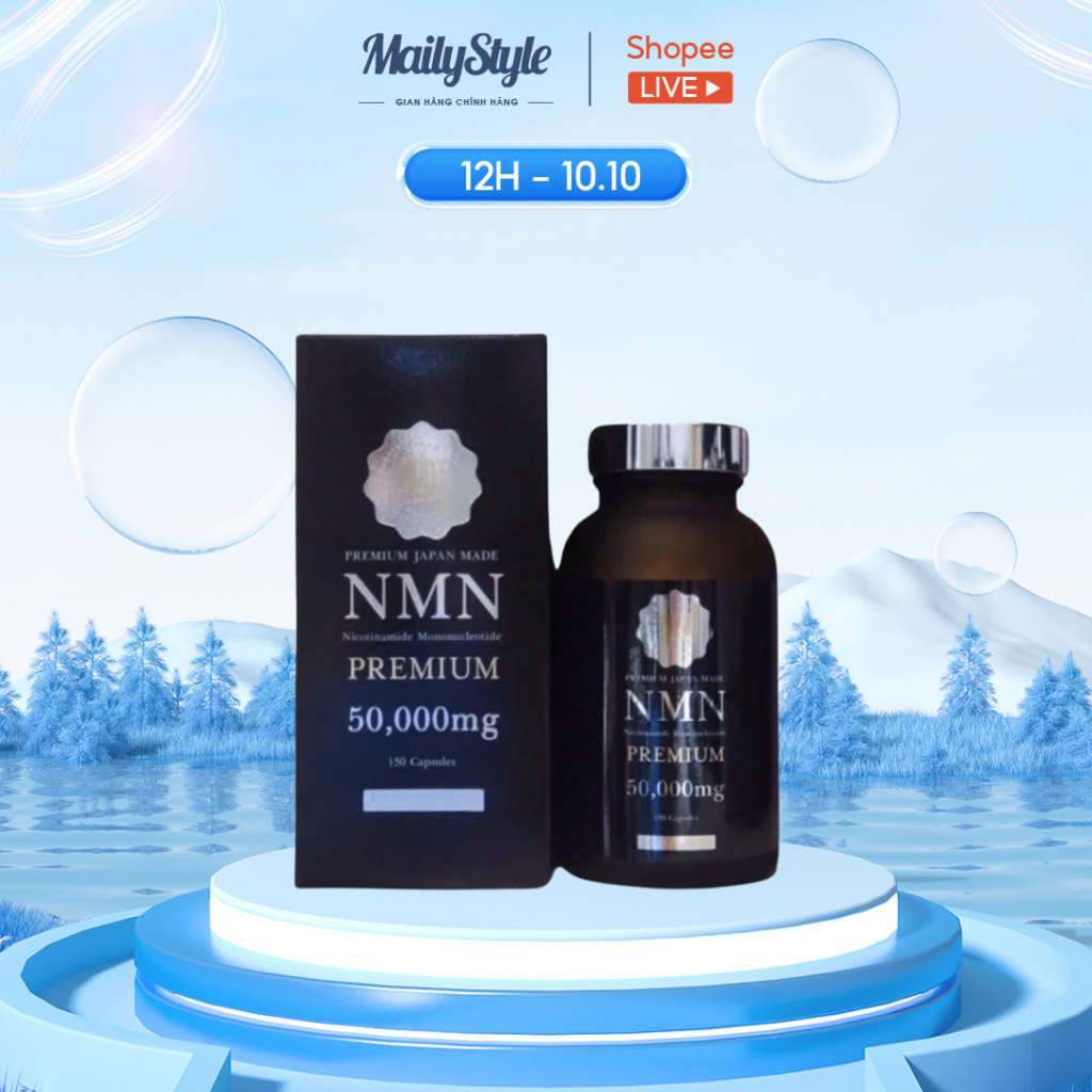 [KÈM QUÀ]Viên Uống NMN Premium 50000mg Nhật Bản (H70)_ Tặng kem nám mommy care + 1 set yến a157 ...